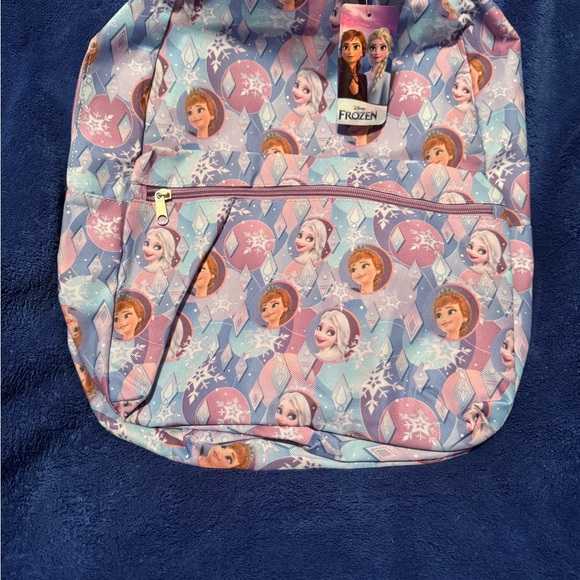 Disney | Accessories | Disney Frozen Kids Backpack Pink And Blue | Poshmark